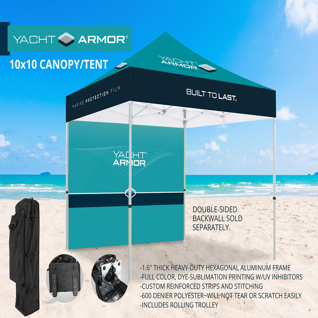 Canopy/Tent 10' x 10' – Yacht Armor